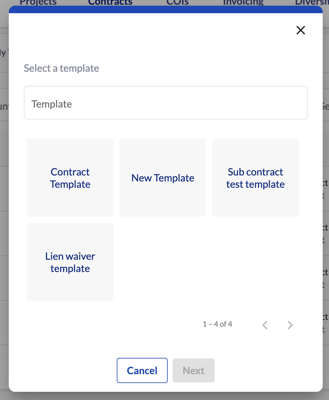 How do I create a contract?