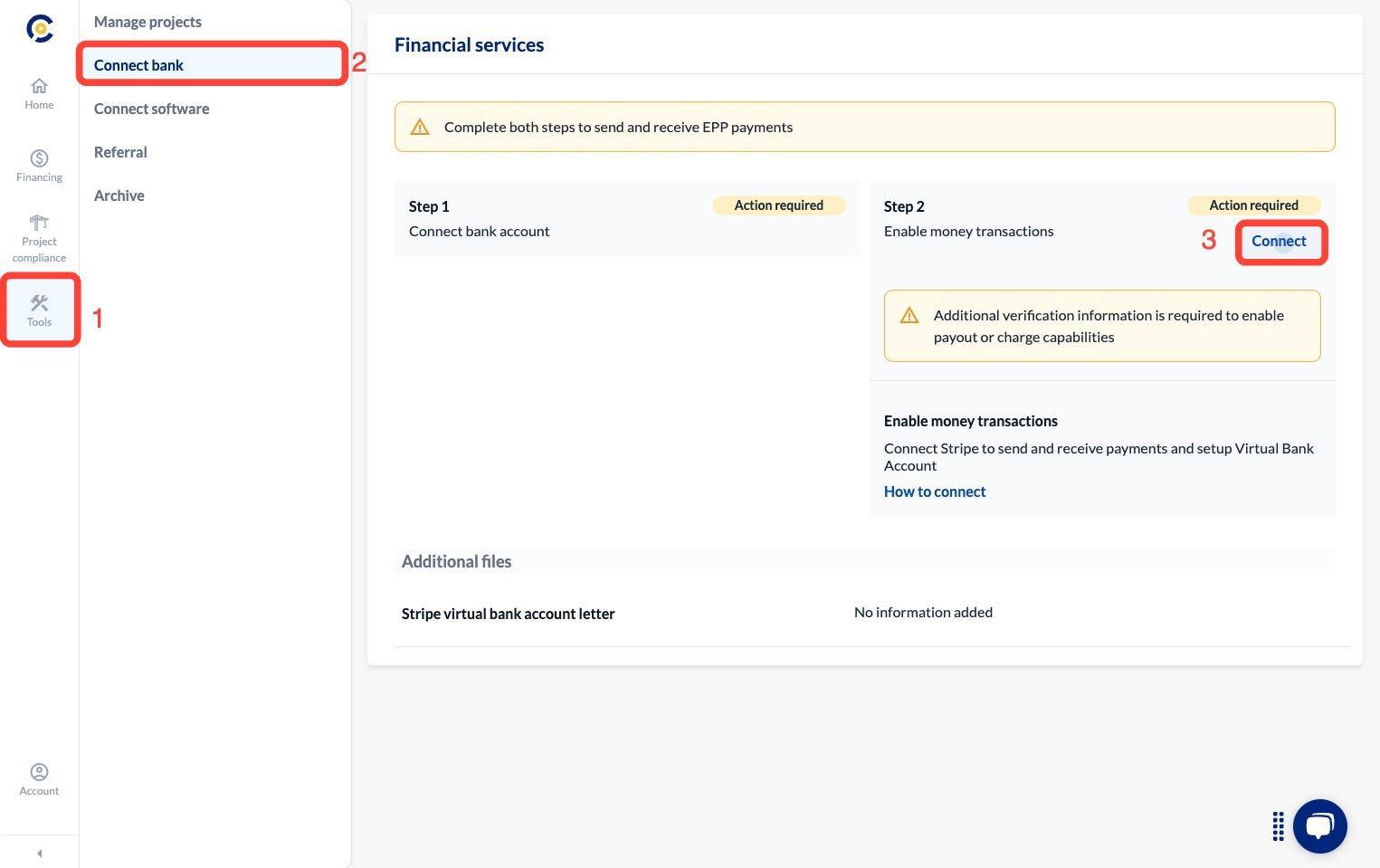 How do I enable transactions for Payments?